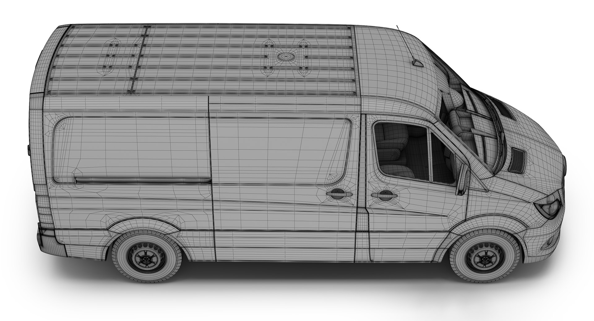 3D Model Mercedes-benz Sprinter - TurboSquid 1405954