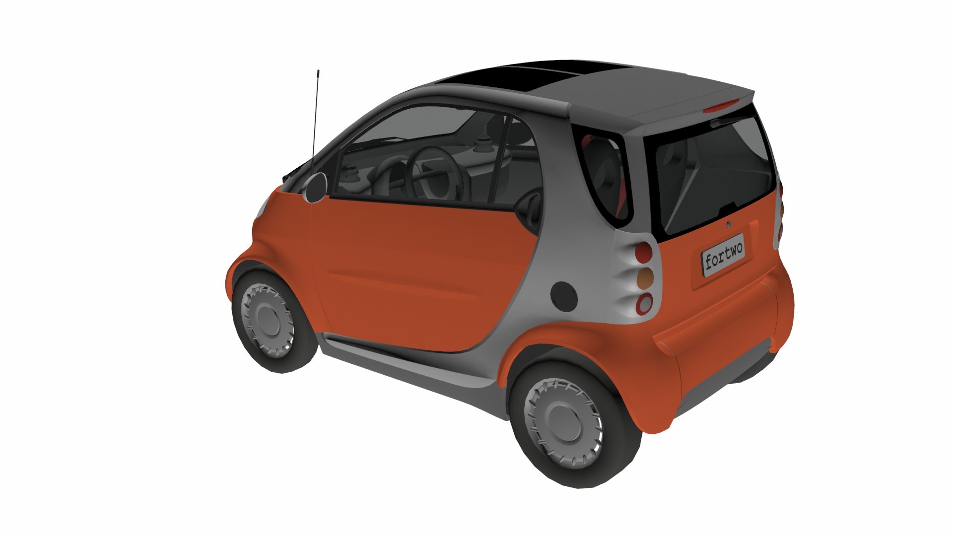 Cute car 3D model - TurboSquid 1672538