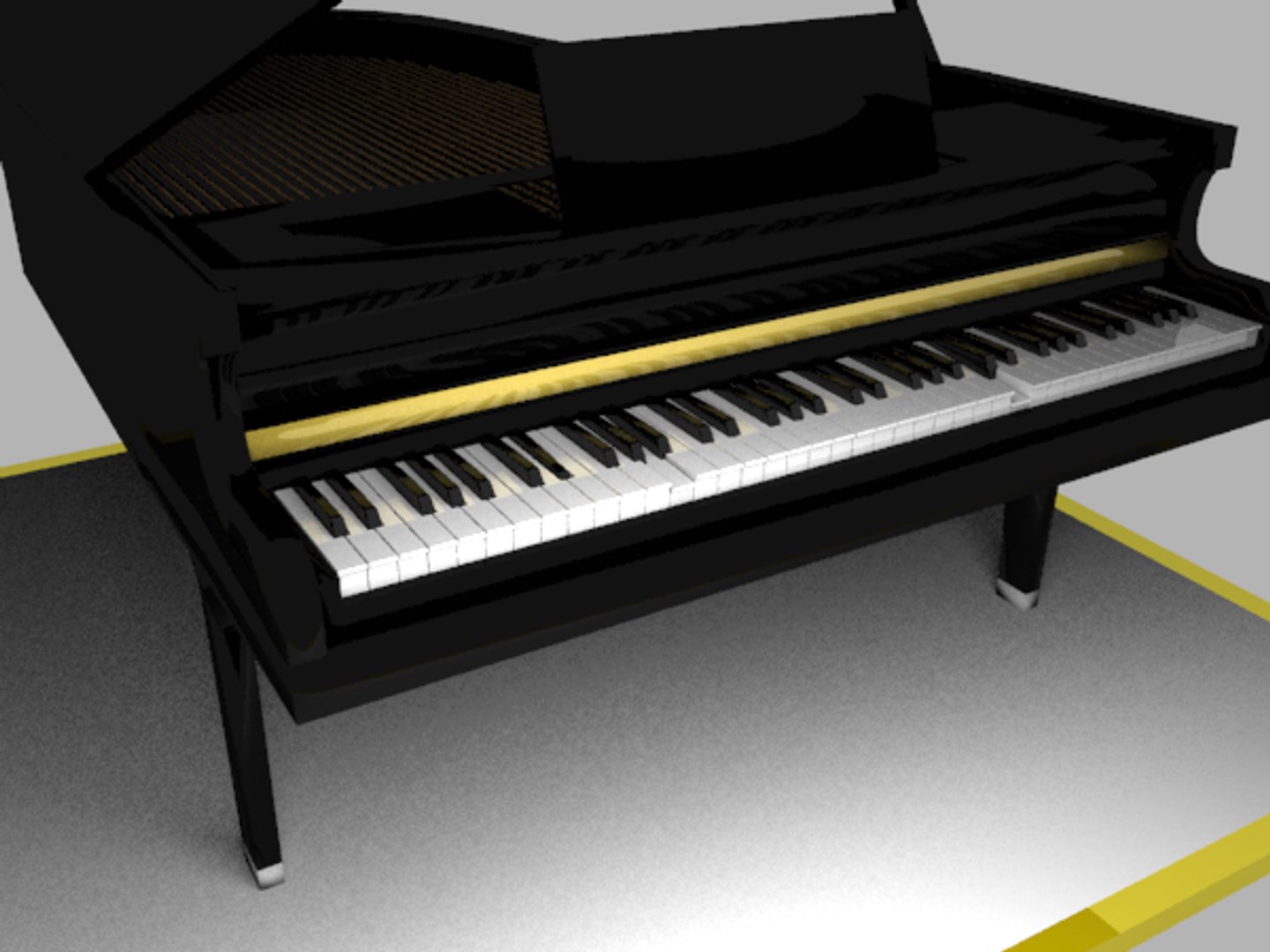 3d Piano Model