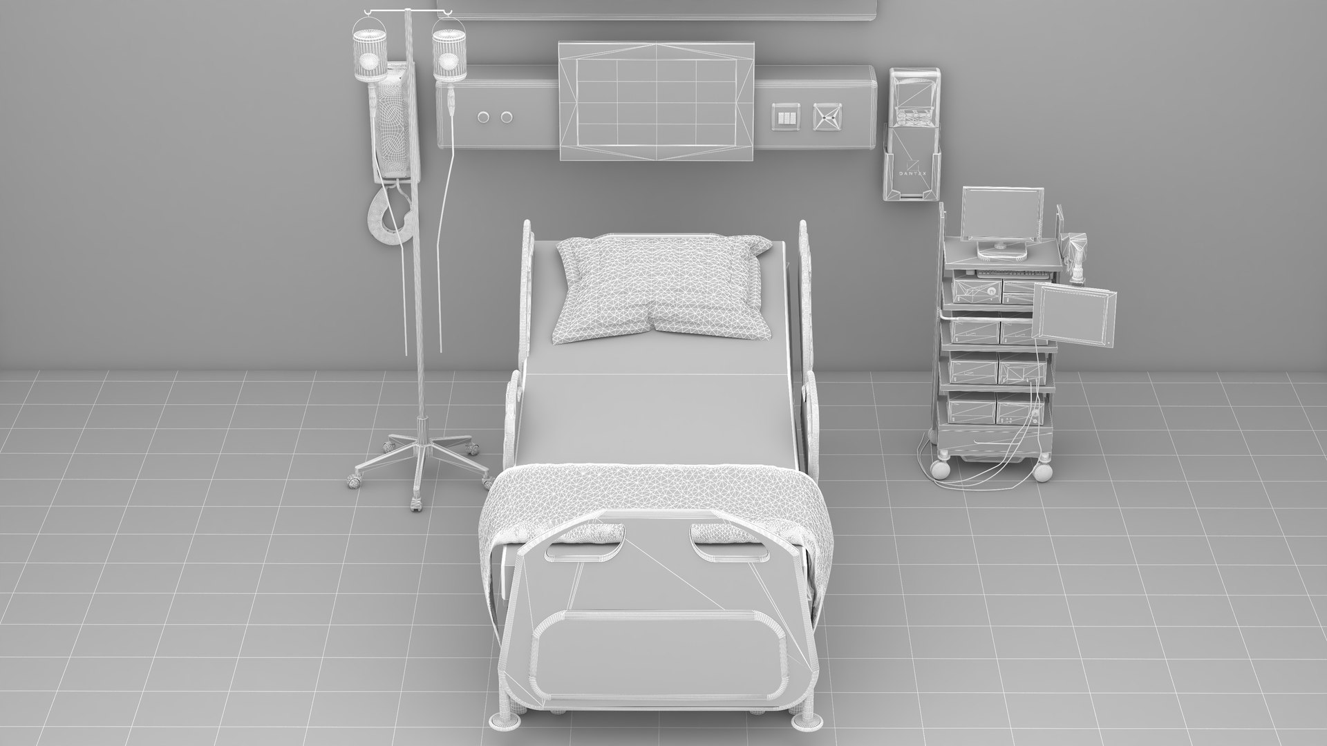 3D Intensive Care Unit 5 model - TurboSquid 2058345