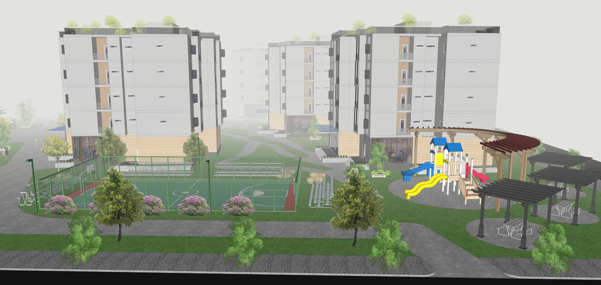 Low-rise Apartment Building 3D Model - TurboSquid 1837005