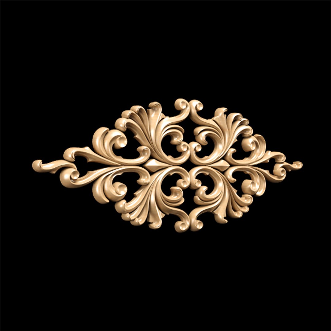 Classic style carving 3D model - TurboSquid 1555437