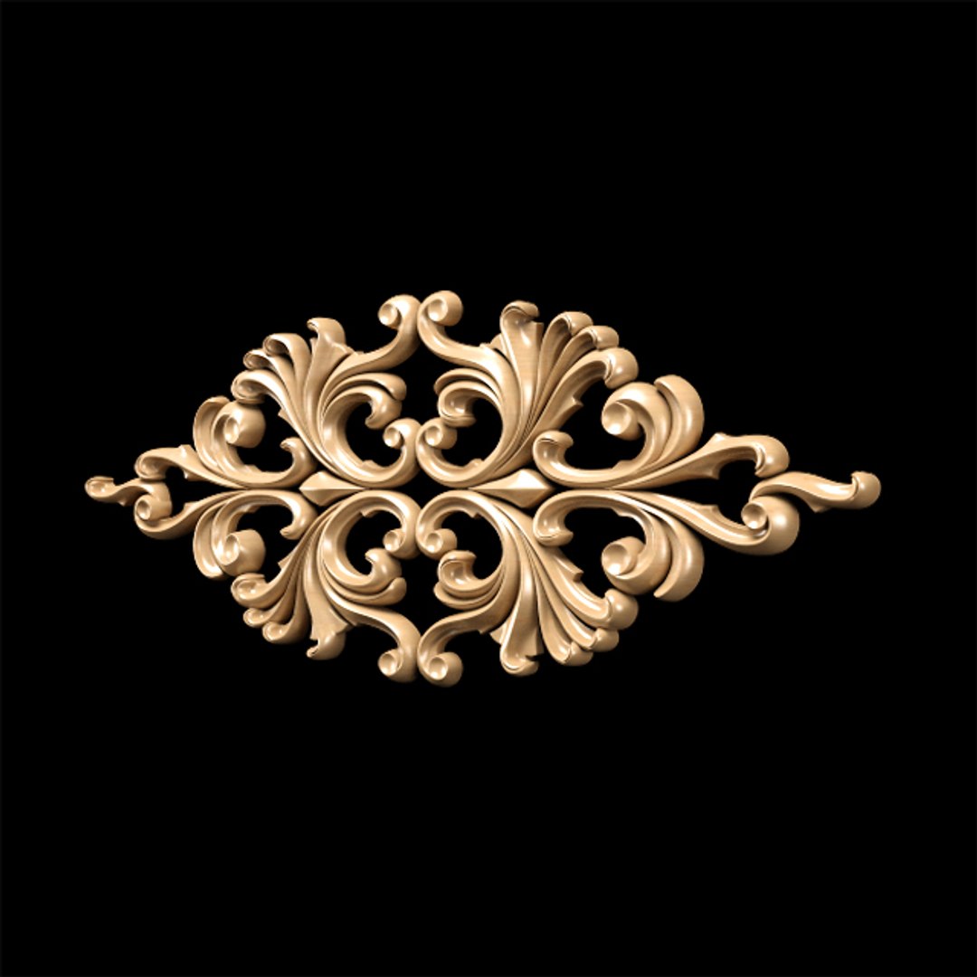 Classic style carving 3D model - TurboSquid 1555437