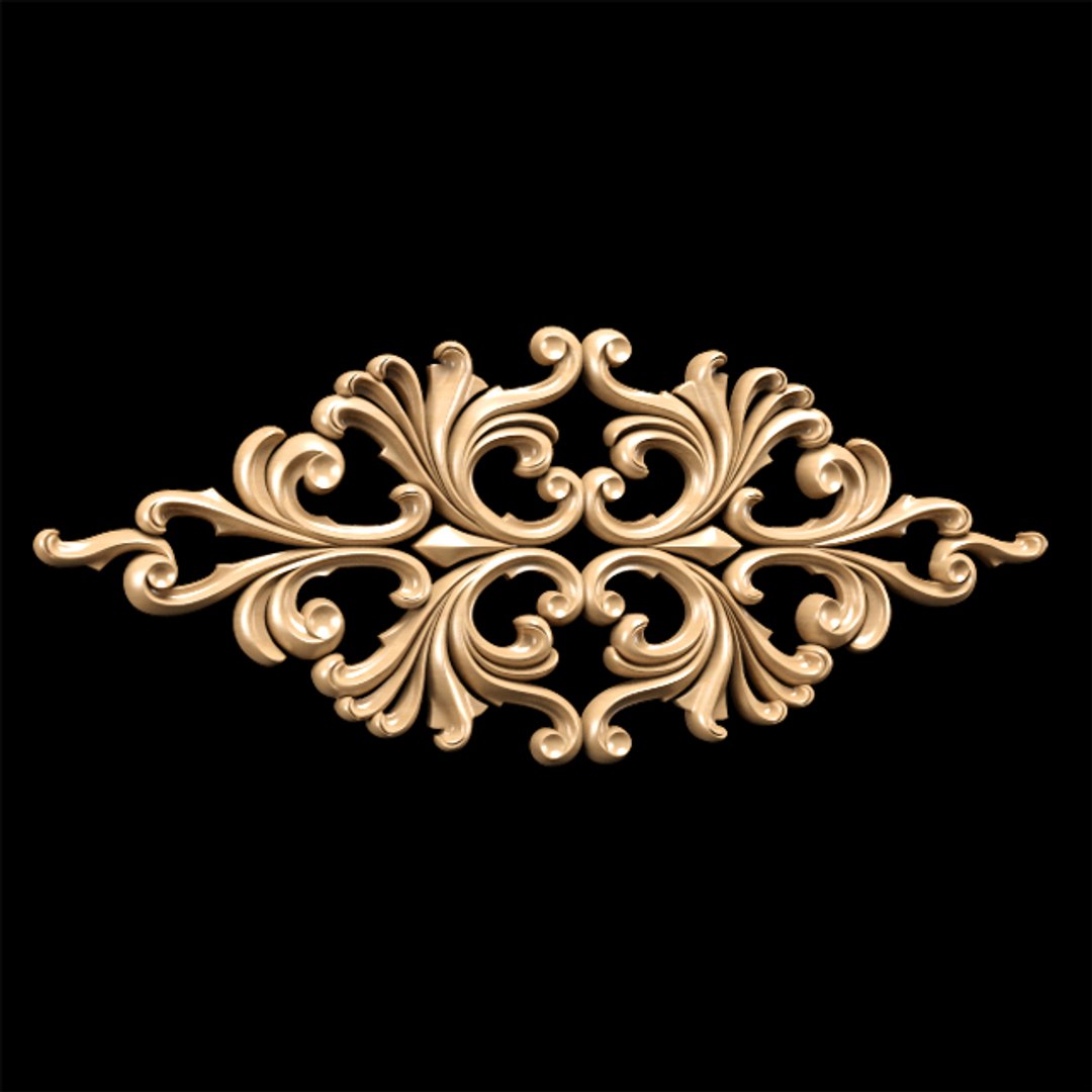 Classic style carving 3D model - TurboSquid 1555437