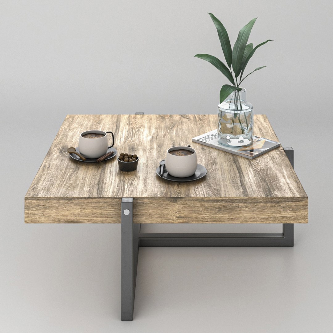 3D model coffe table set 3 - TurboSquid 1728496