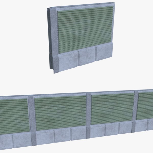 Noise Barrier 3D Models for Download | TurboSquid