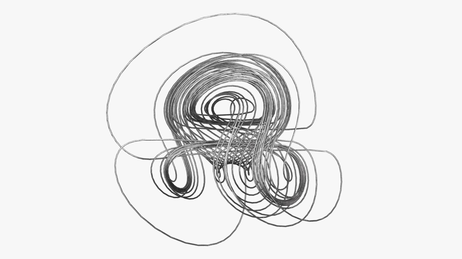 3d Nose Hoover Strange Attractor Model Turbosquid 1811425 