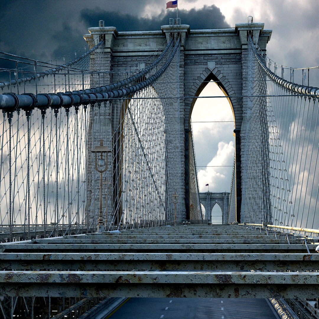 Brooklyn Bridge C4d