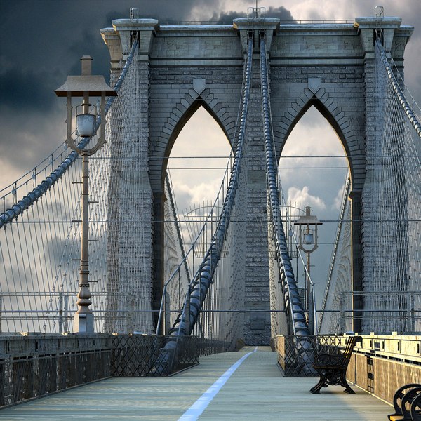 brooklyn bridge c4d