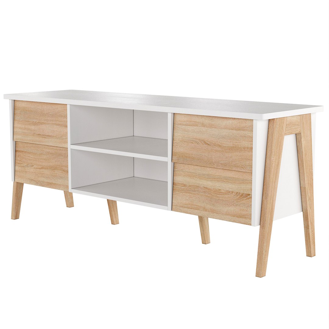 3D Scandi TV Stand Model - TurboSquid 2139181