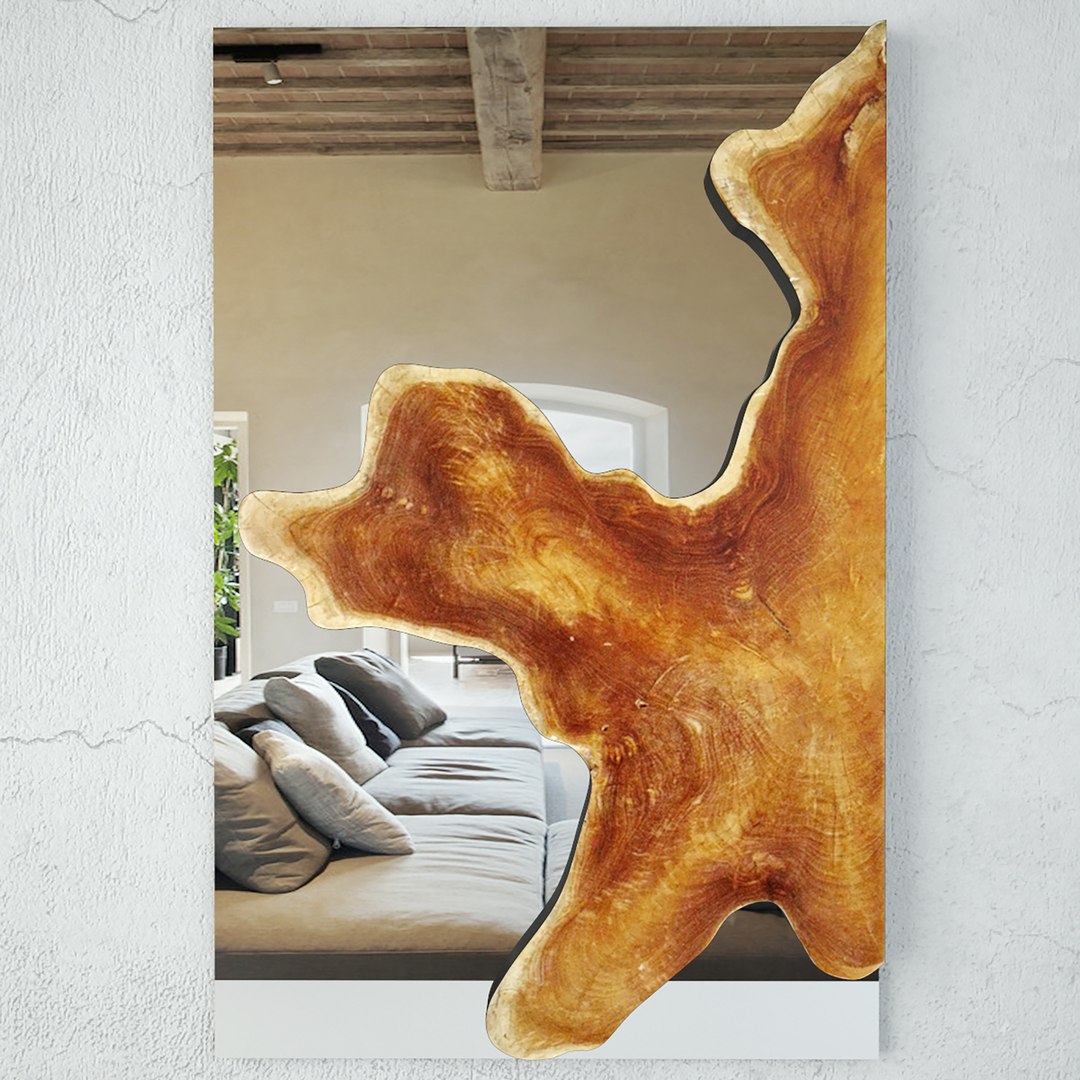 3D Teak Root Mirror 1 Model - TurboSquid 2120293