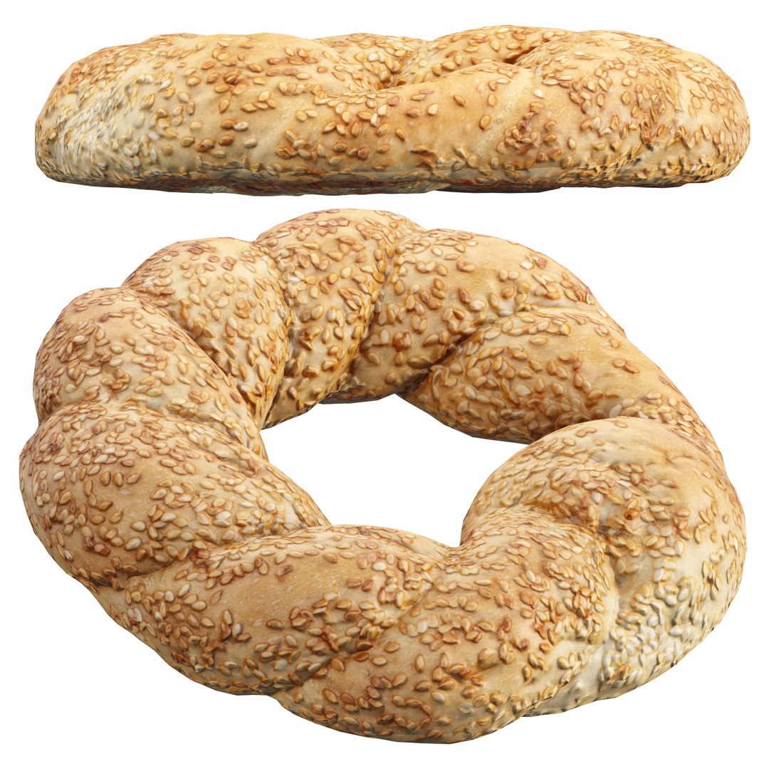 3D Model Simit Bread 3D Model Vol 07 - TurboSquid 2451748