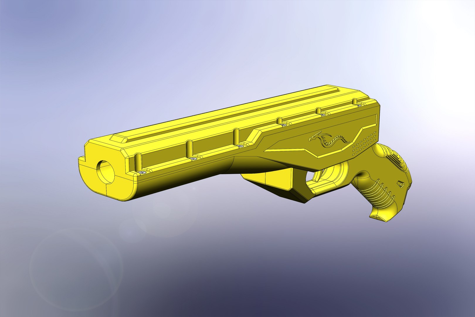 Lasertag Pistol 3D Model - TurboSquid 1487388