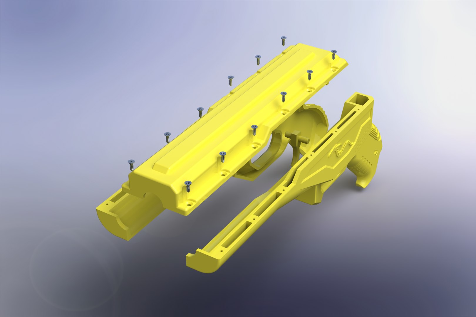 Lasertag Pistol 3D Model - TurboSquid 1487388