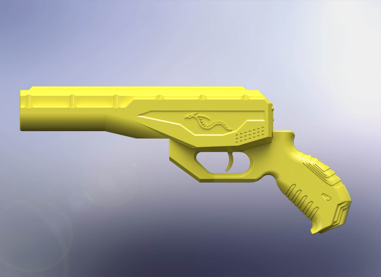 Lasertag Pistol 3D Model - TurboSquid 1487388