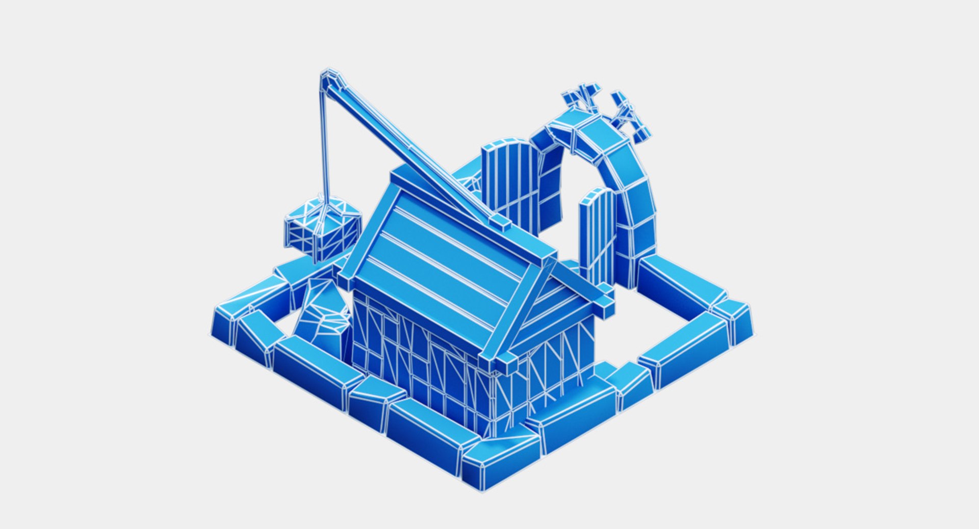 Stonemill - rpg medieval model - TurboSquid 1378042