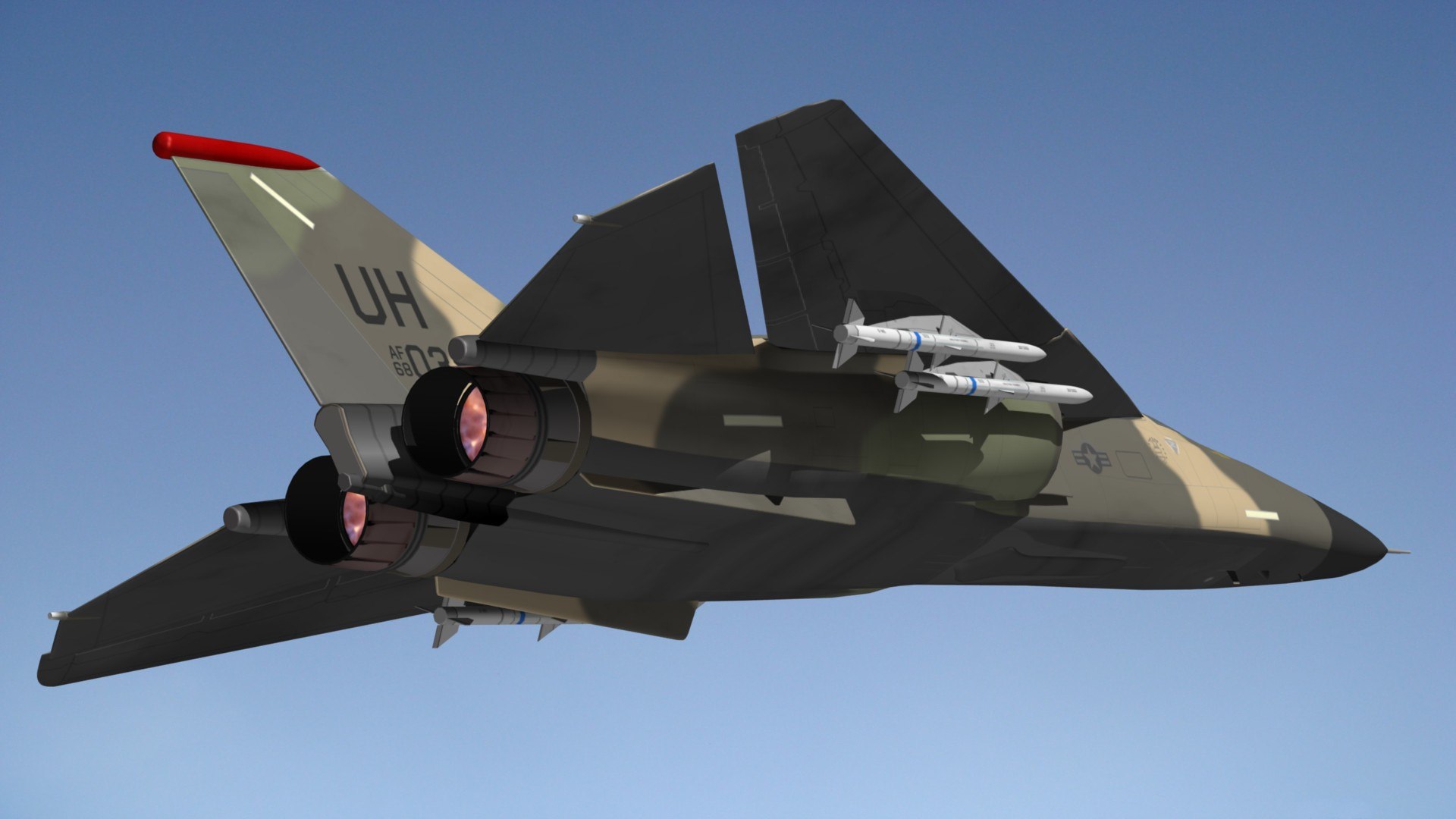 F111 Aardvark USAF 3D - TurboSquid 1810109