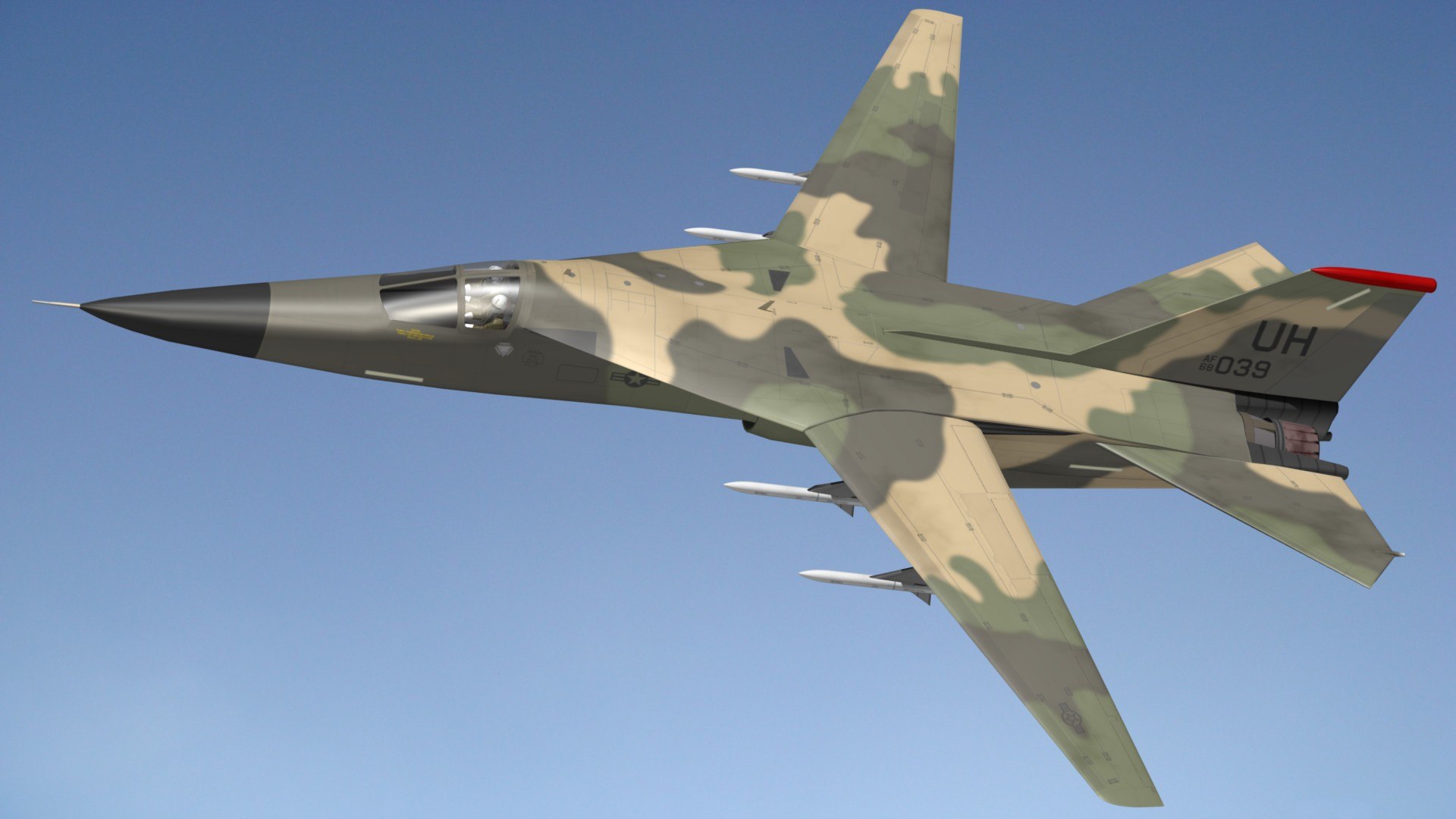 F111 Aardvark USAF 3D - TurboSquid 1810109