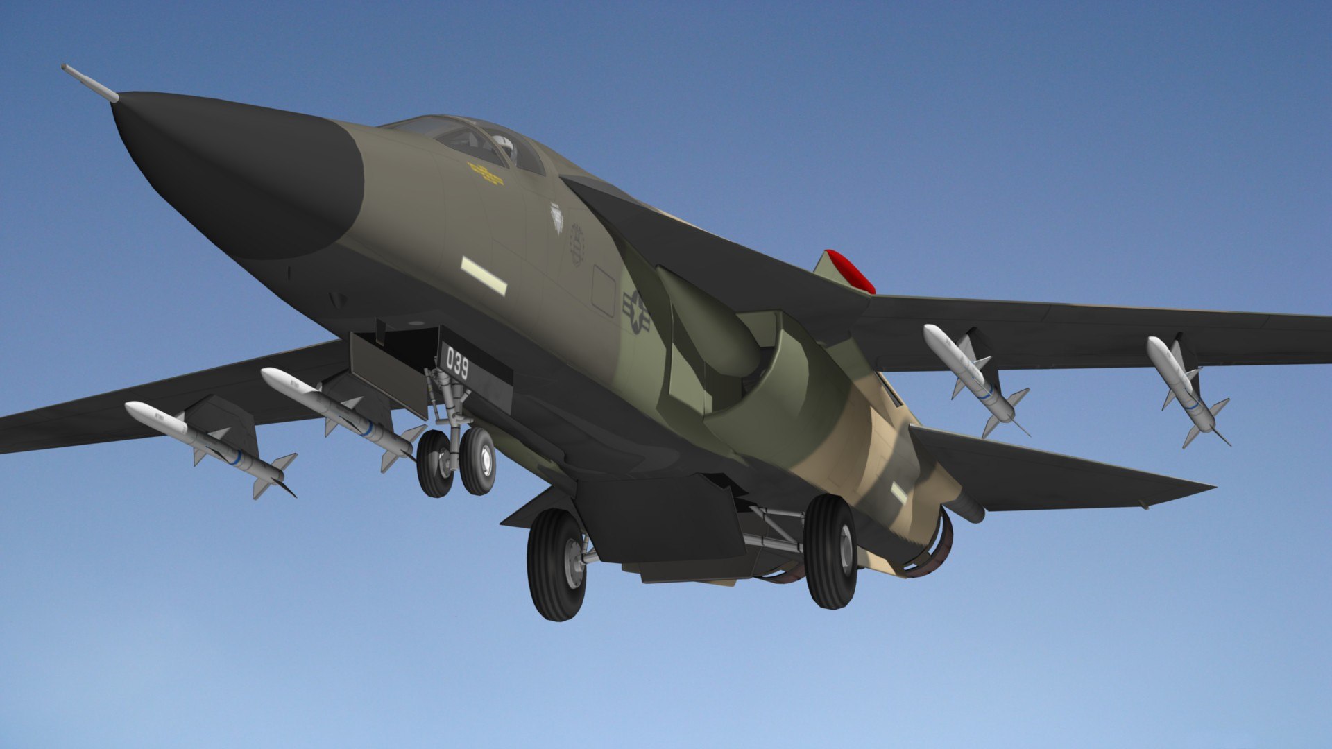 F111 Aardvark USAF 3D - TurboSquid 1810109