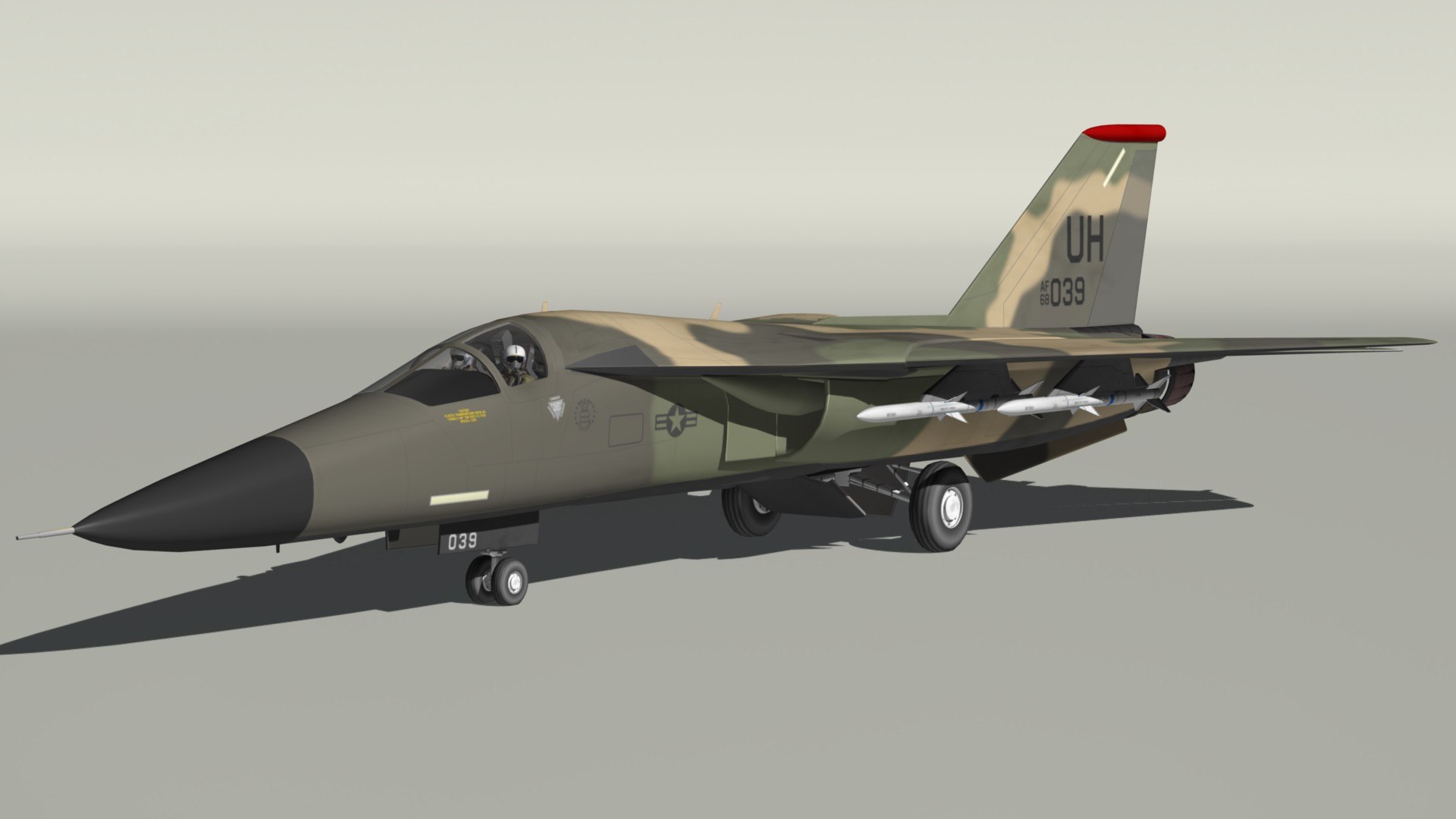 F111 Aardvark USAF 3D - TurboSquid 1810109