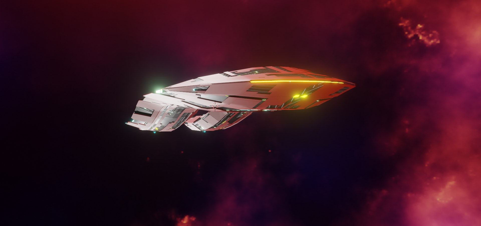 Alien Destroyer Spaceship 3D Model - TurboSquid 2188970