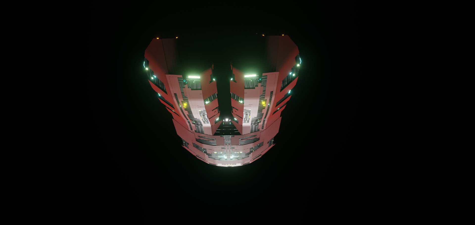 Alien Destroyer Spaceship 3D Model - TurboSquid 2188970