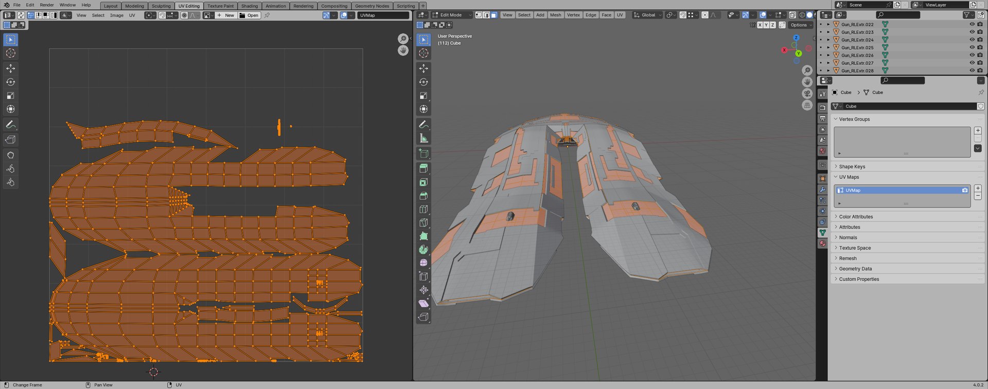 Alien Destroyer Spaceship 3D Model - TurboSquid 2188970