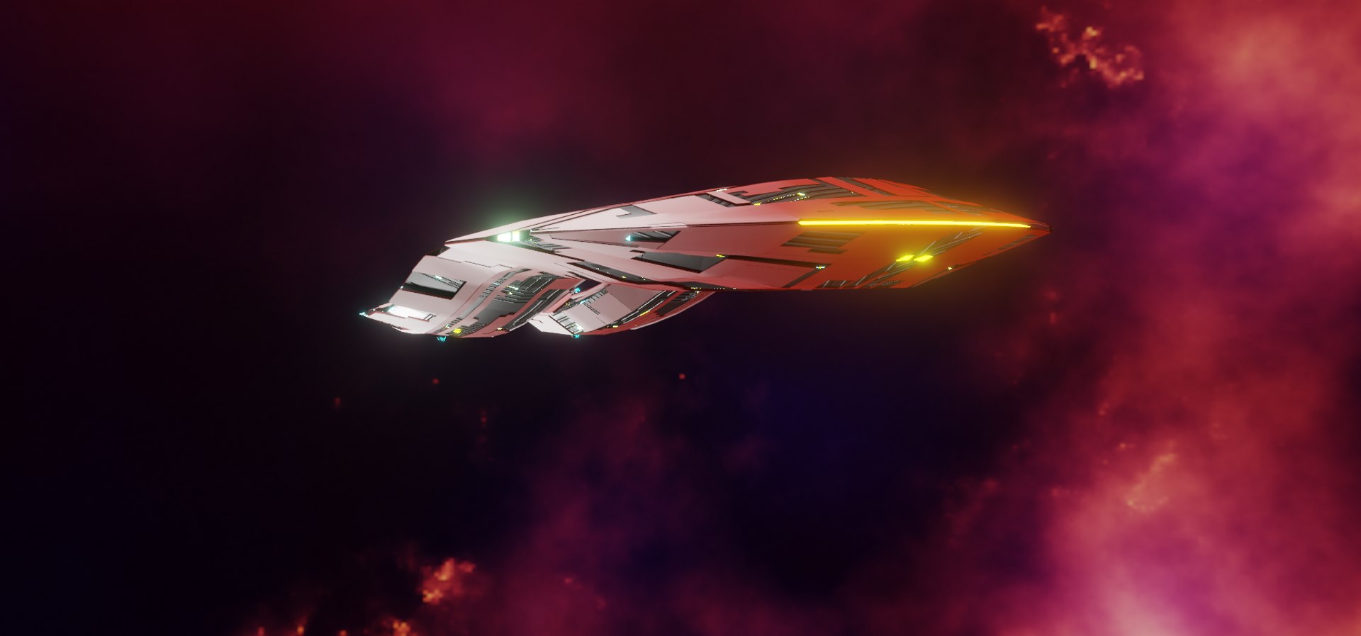 Alien Destroyer Spaceship 3D Model - TurboSquid 2188970