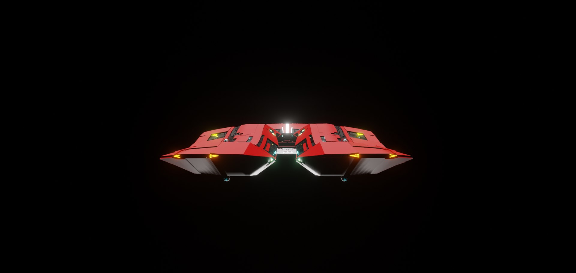 Alien Destroyer Spaceship 3D Model - TurboSquid 2188970