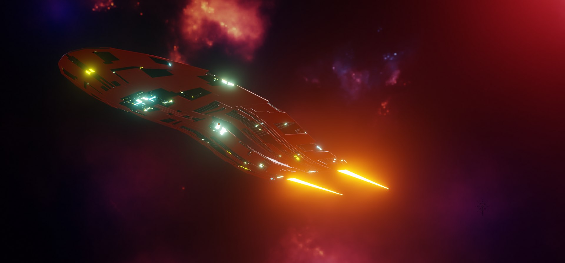 Alien Destroyer Spaceship 3D Model - TurboSquid 2188970