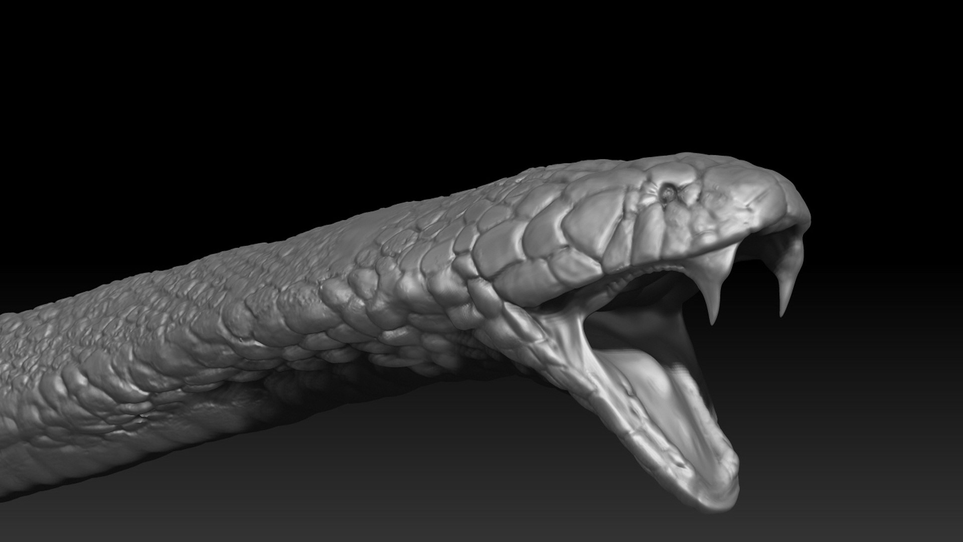 3D snake rig - TurboSquid 1273422