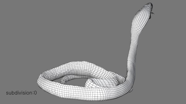 3D snake rig - TurboSquid 1273422