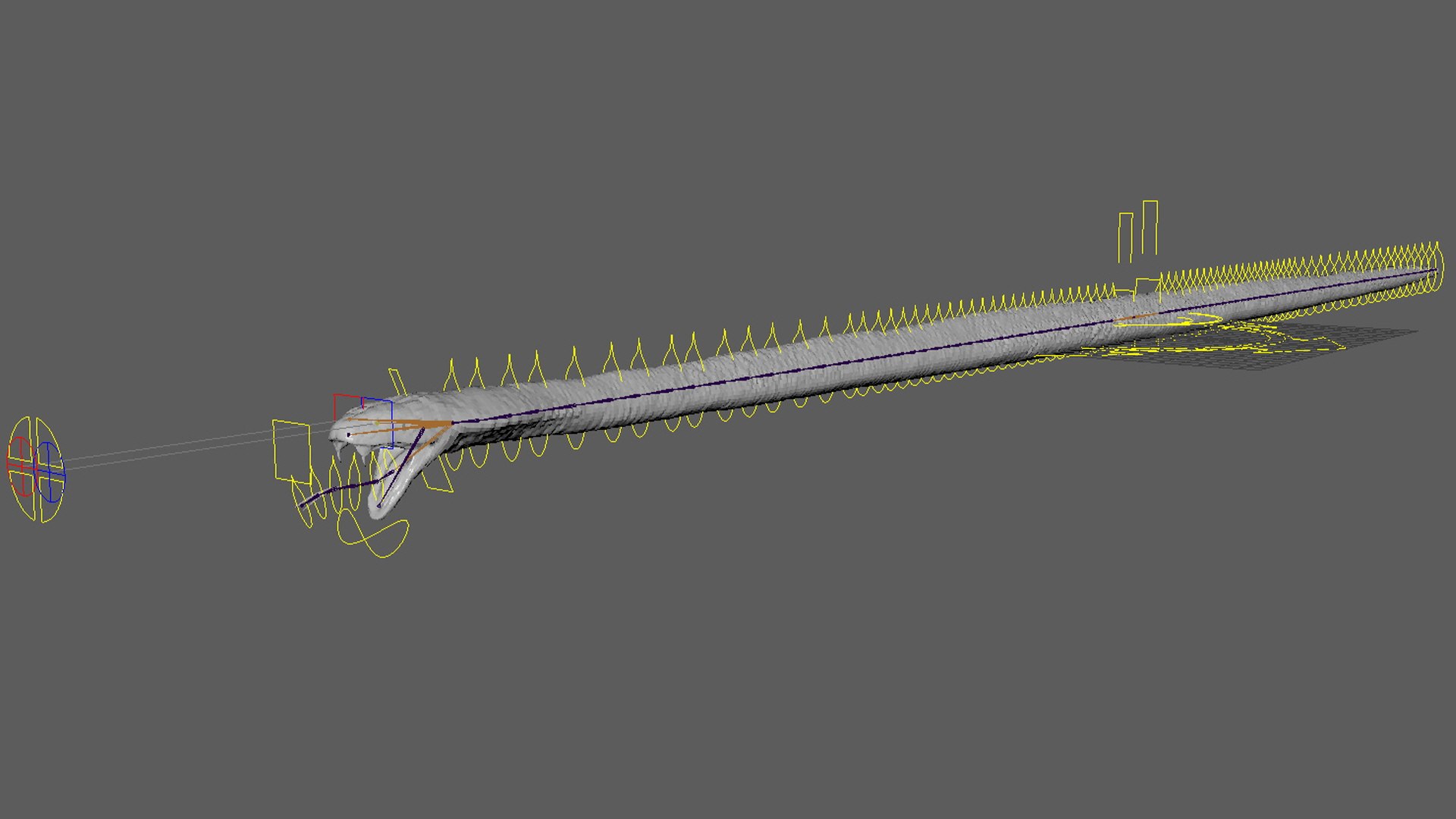 3D Snake Rig - TurboSquid 1273422