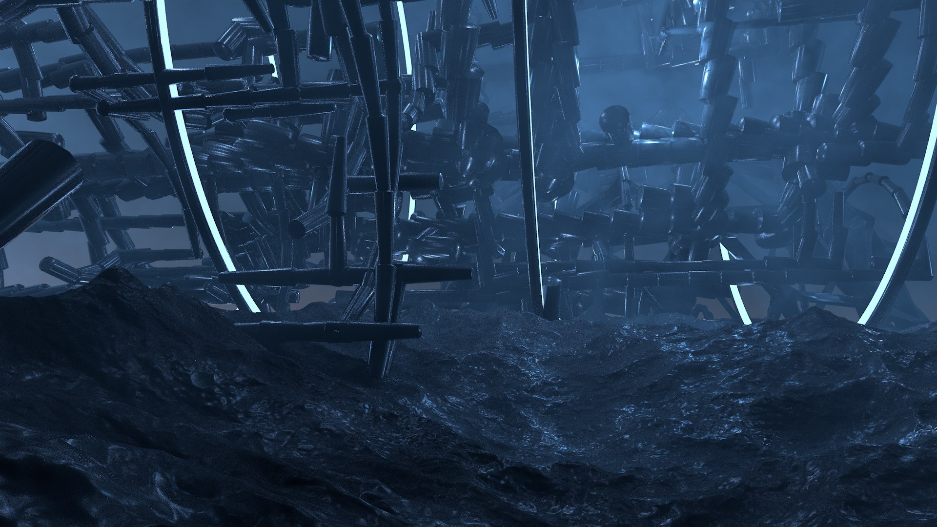 3D Concepts Strange Structure Alien - TurboSquid 1472536