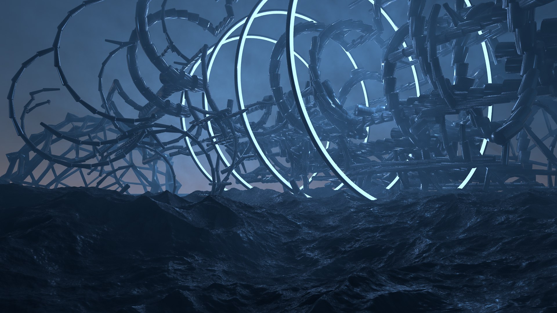 3D Concepts Strange Structure Alien - TurboSquid 1472536