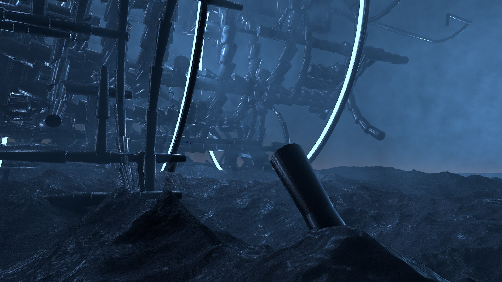 3D Concepts Strange Structure Alien - TurboSquid 1472536