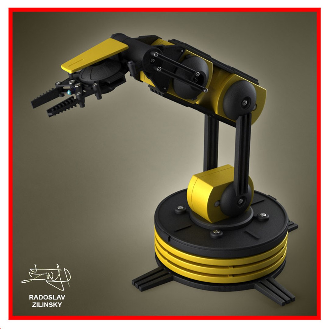 Robotic Arm 3d Model