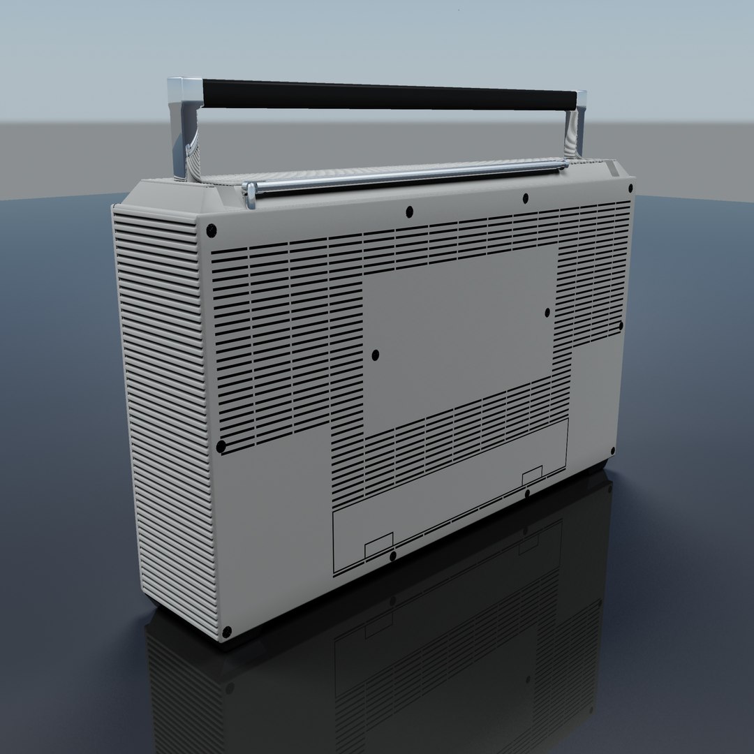 Boom Box 3d Max