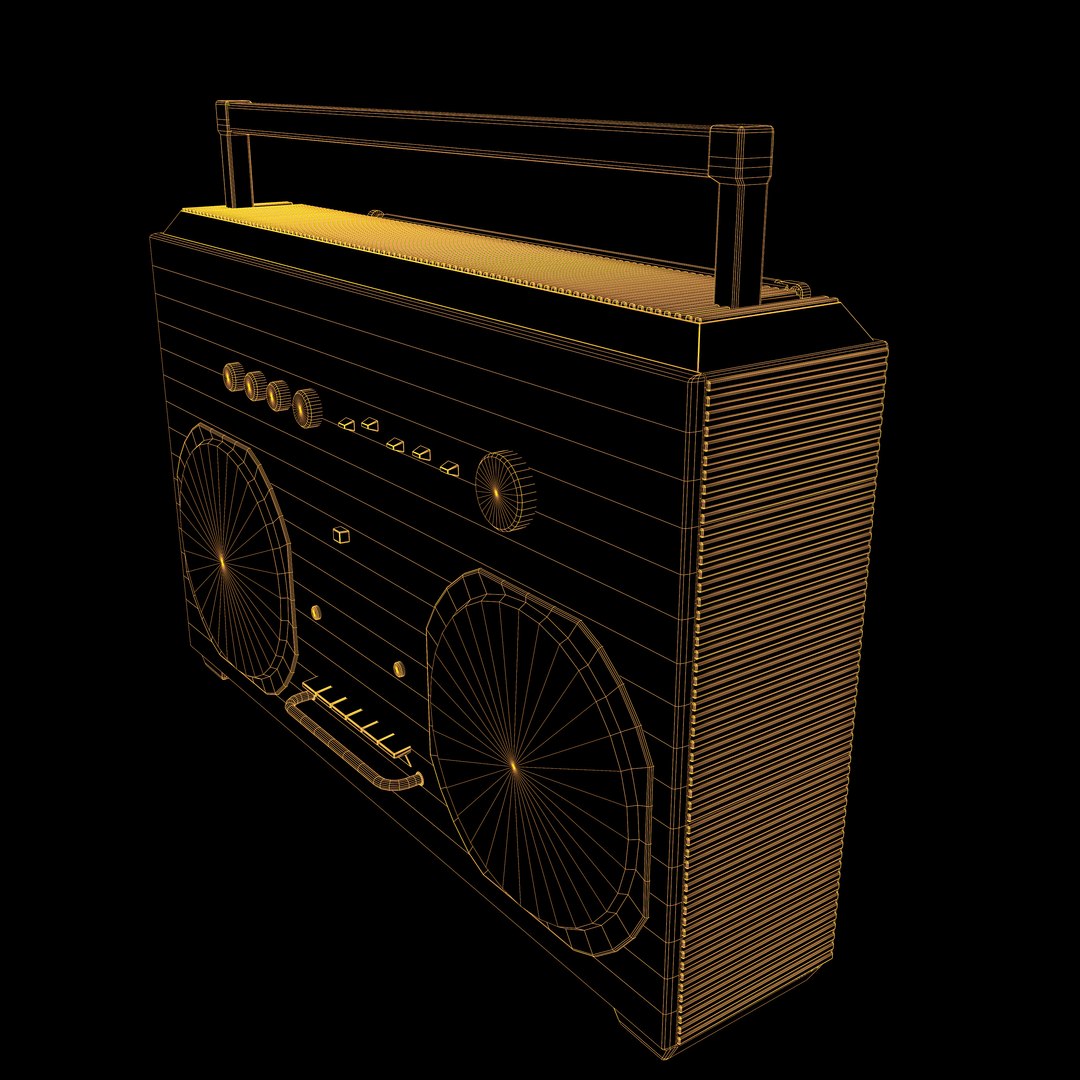 Boom Box 3d Max