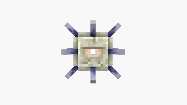 modelo 3d Guardián anciano de Minecraft - TurboSquid 2347430
