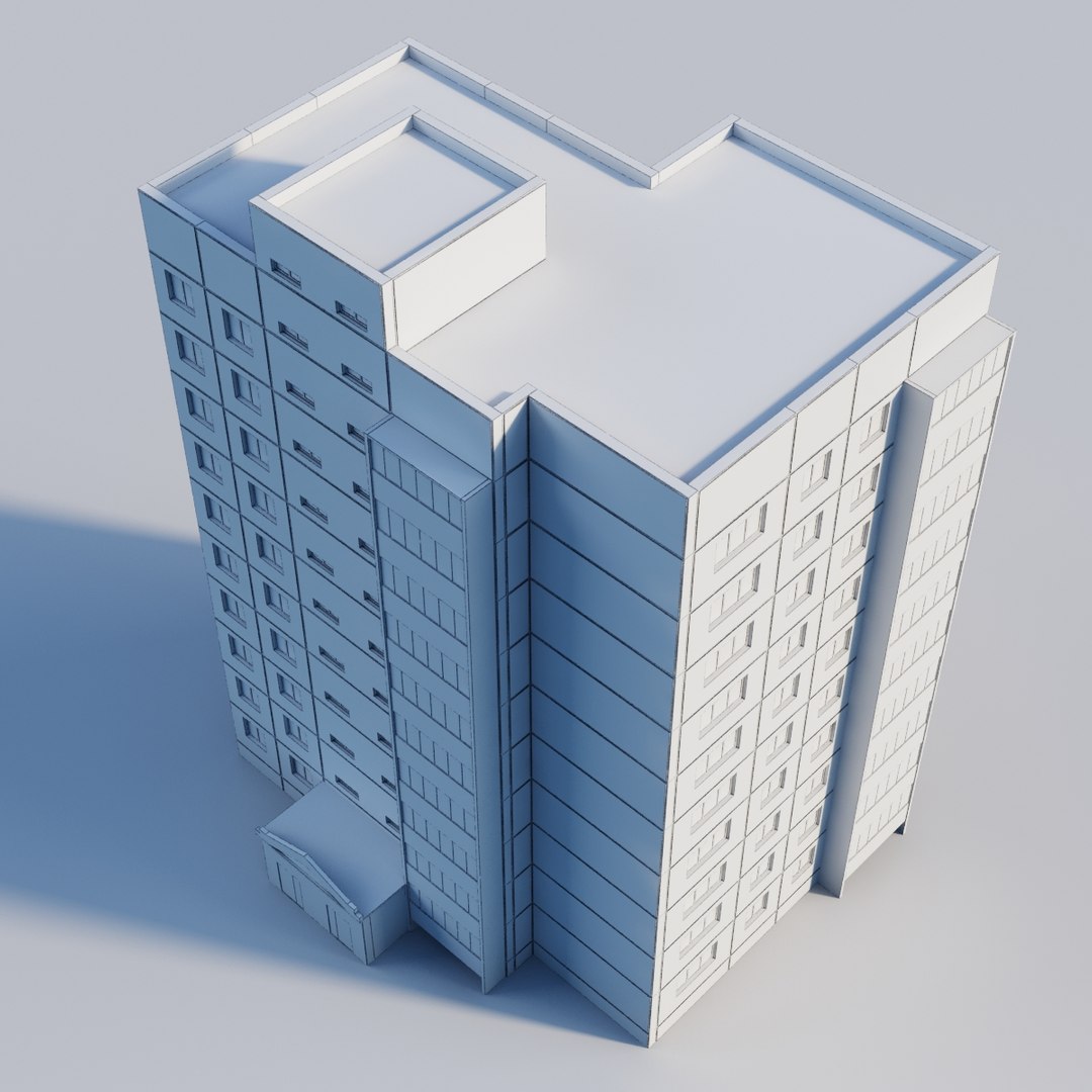 Corner Module Residential Obj