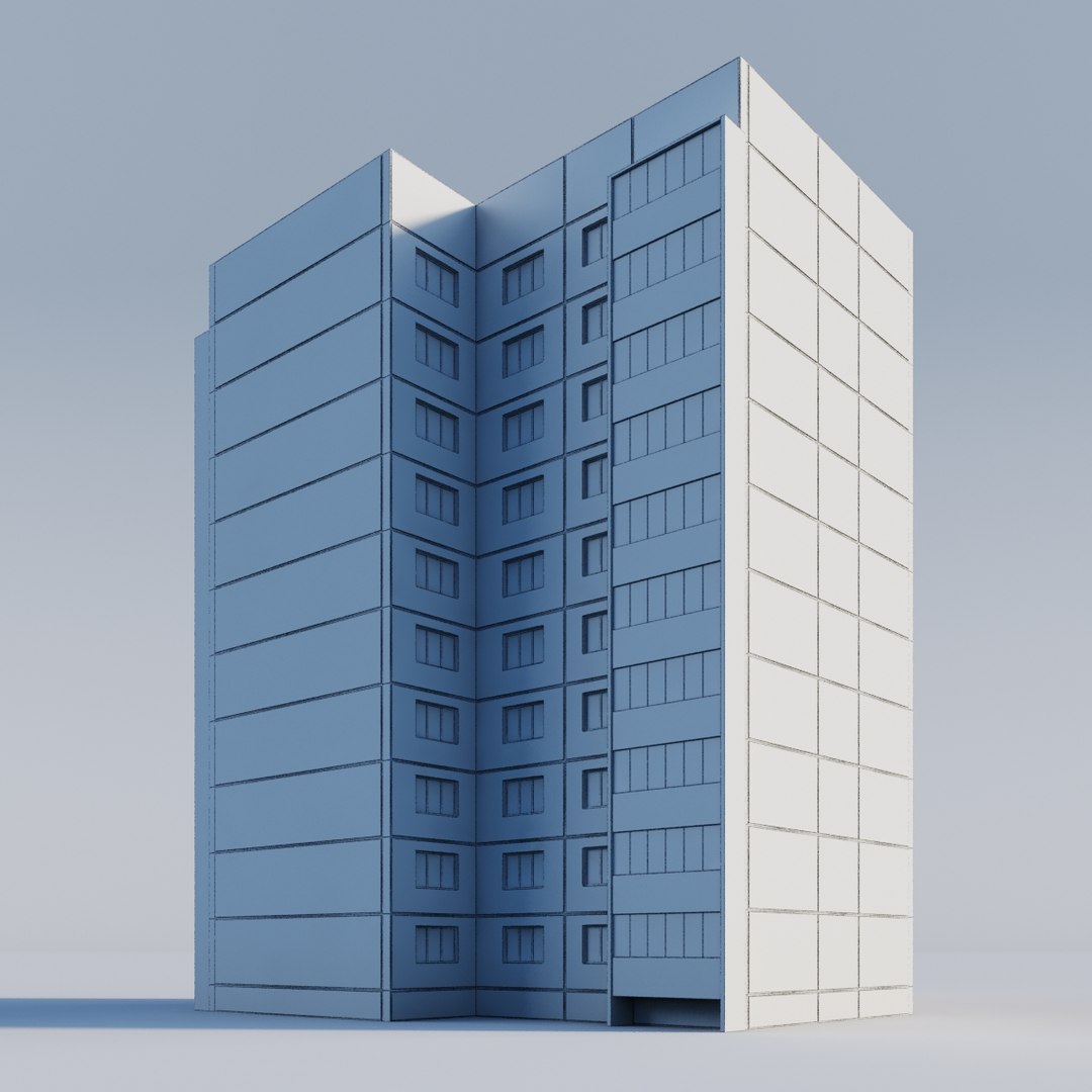 Corner Module Residential Obj