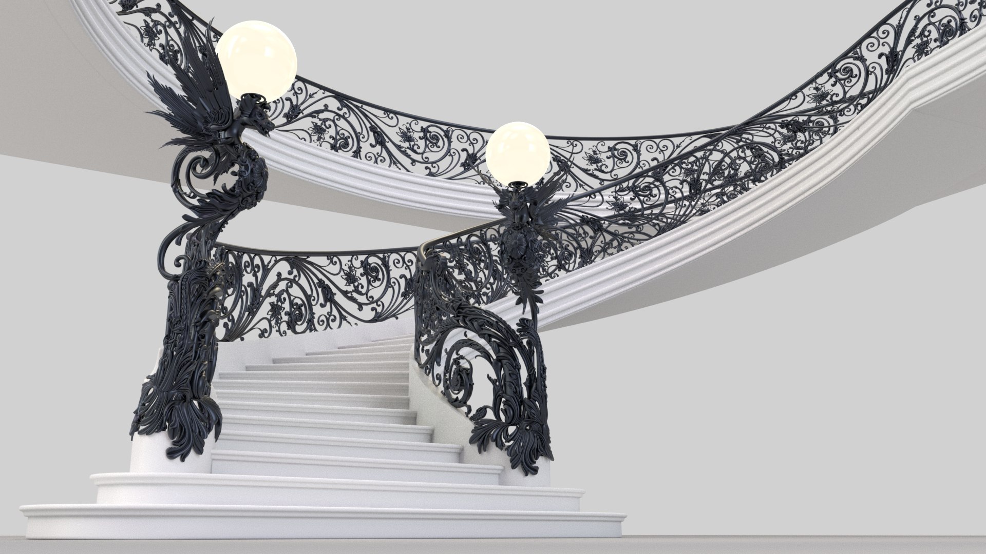 Staircase X5 3D Model - TurboSquid 2182051