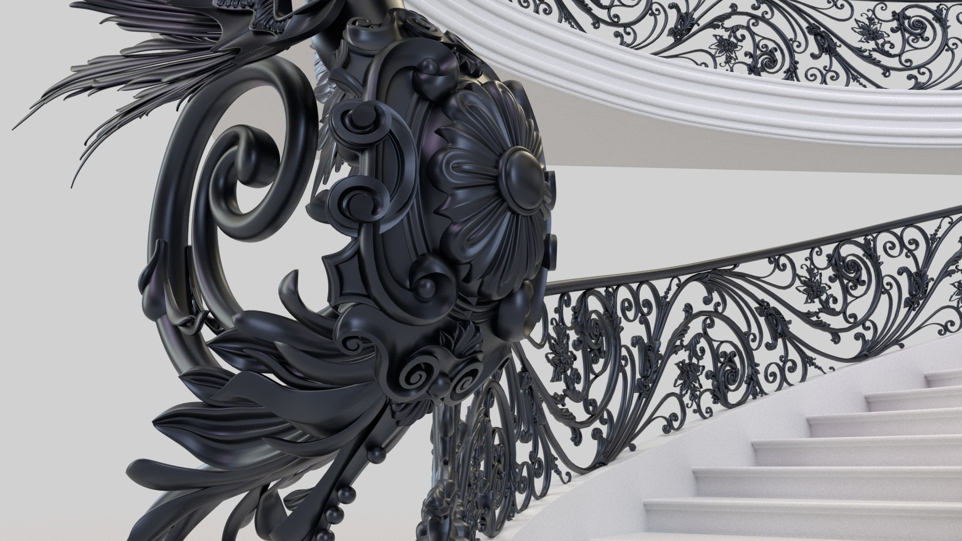 Staircase X5 3D Model - TurboSquid 2182051