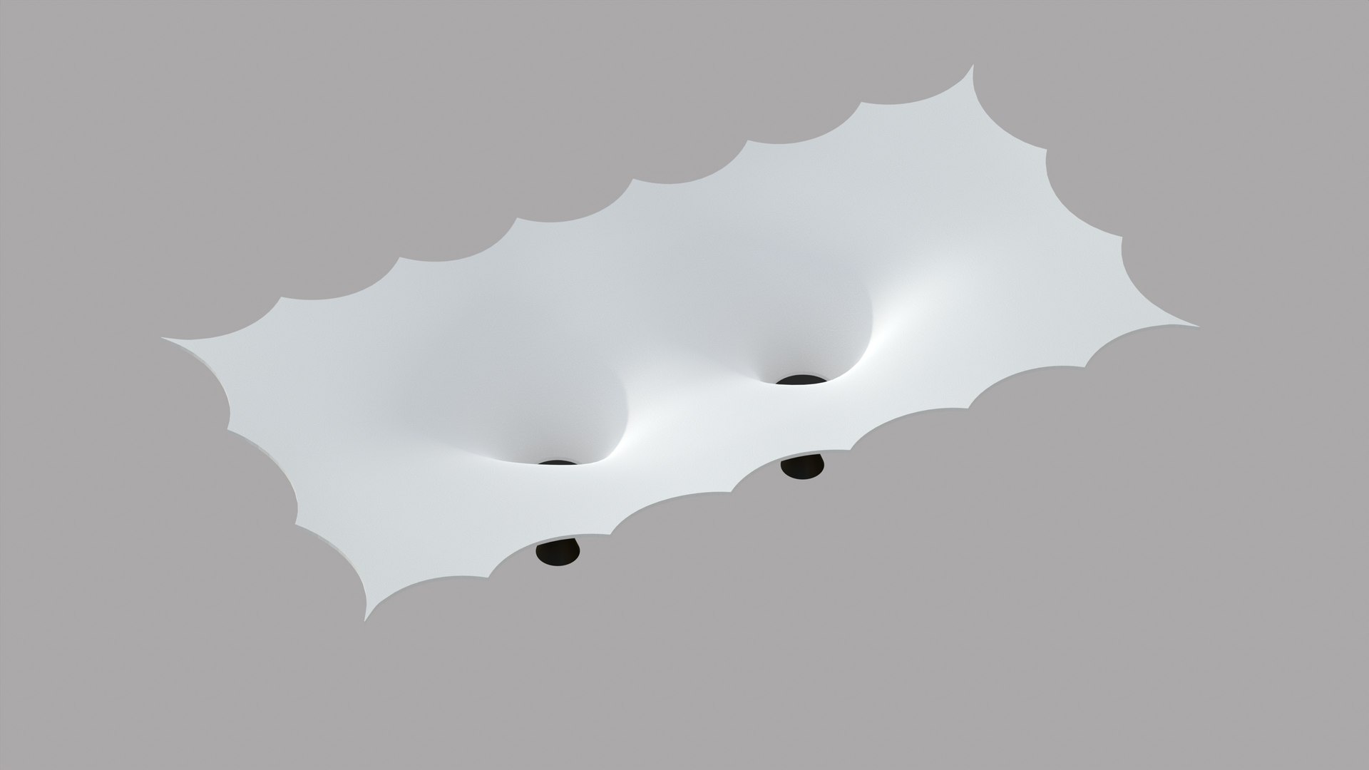 Inverted Umbrella Tensile Structure Arch 3D Model - TurboSquid 2257534