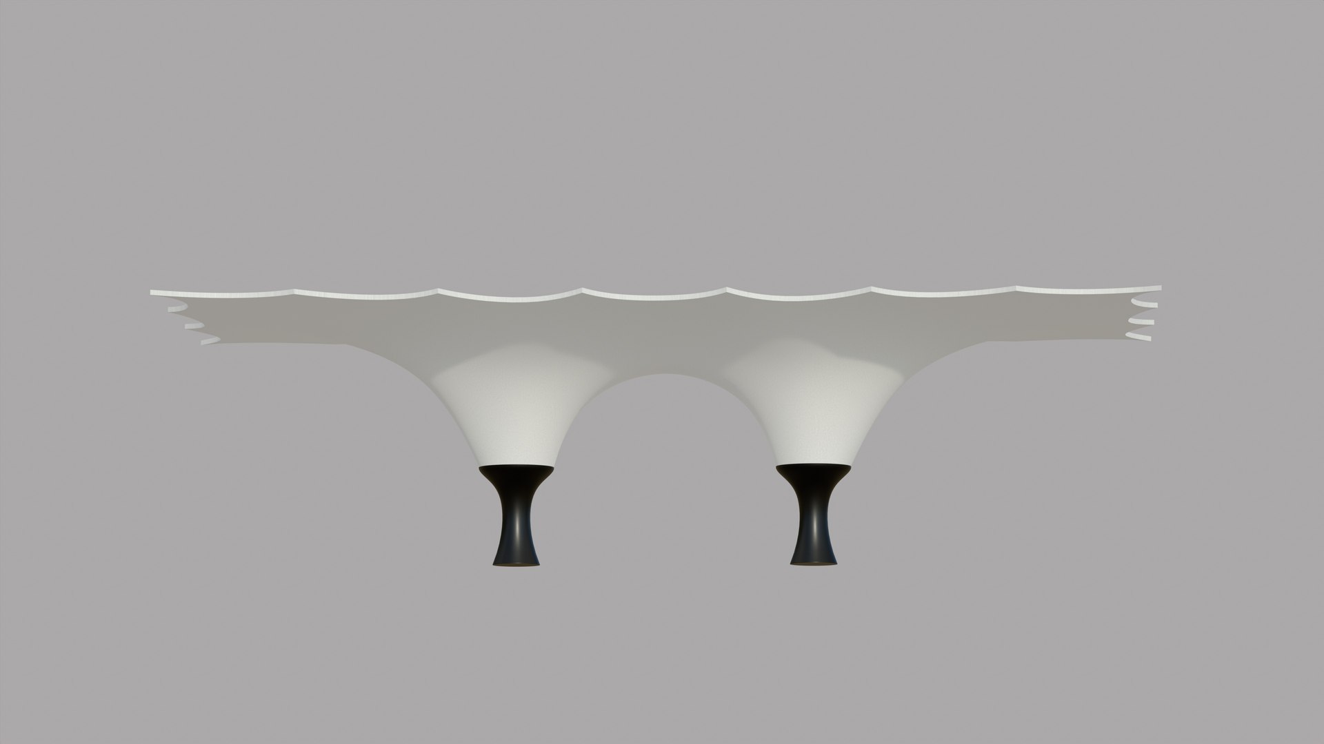 Inverted Umbrella Tensile Structure Arch 3D Model - TurboSquid 2257534
