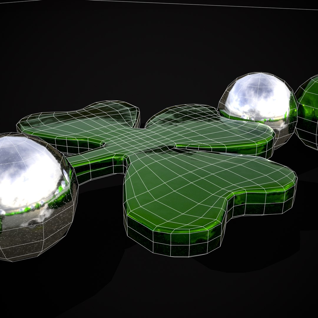 3D Clover Bead Bracelet Model - TurboSquid 2045674