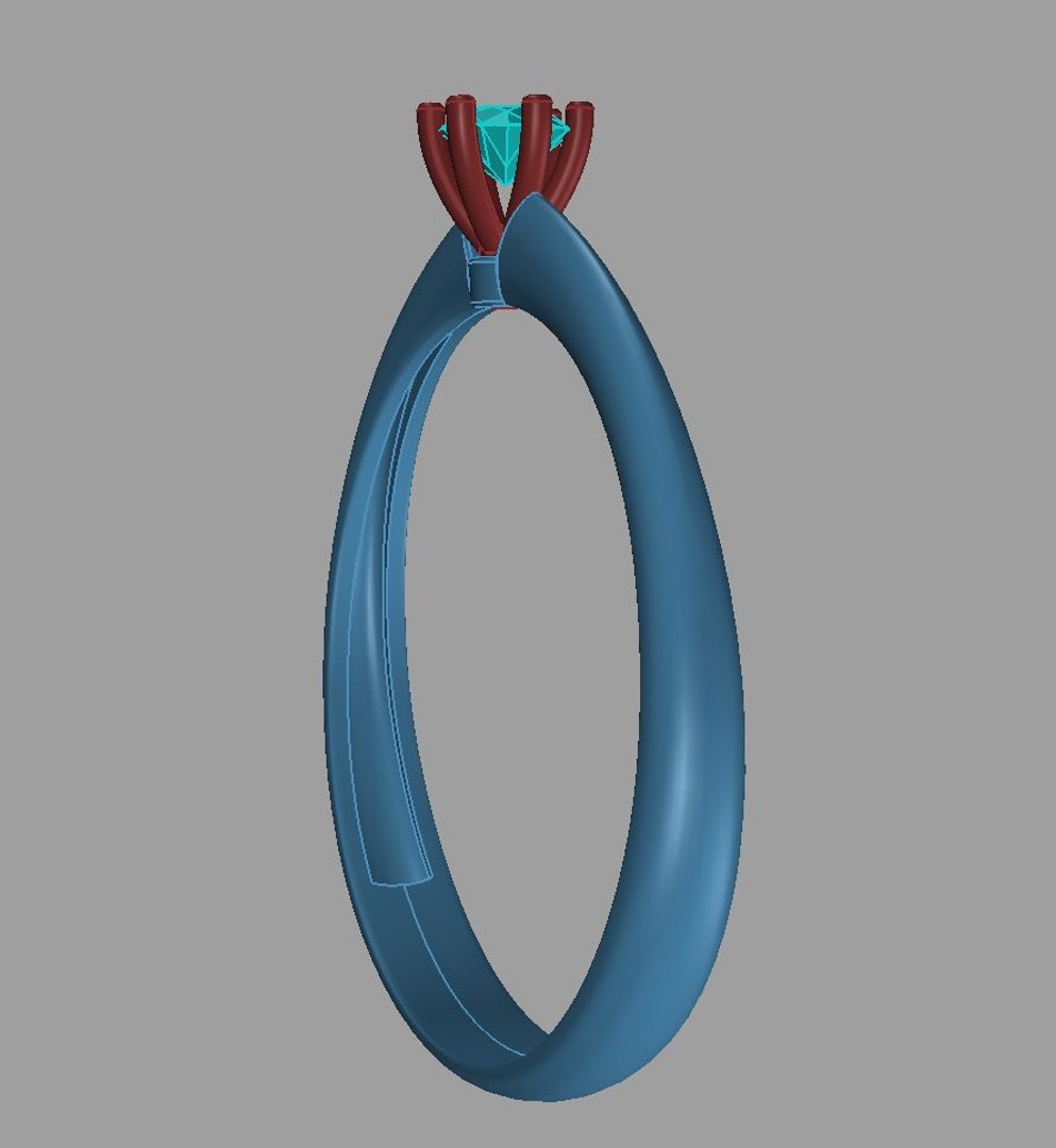 Free Silver Ring 3d Model