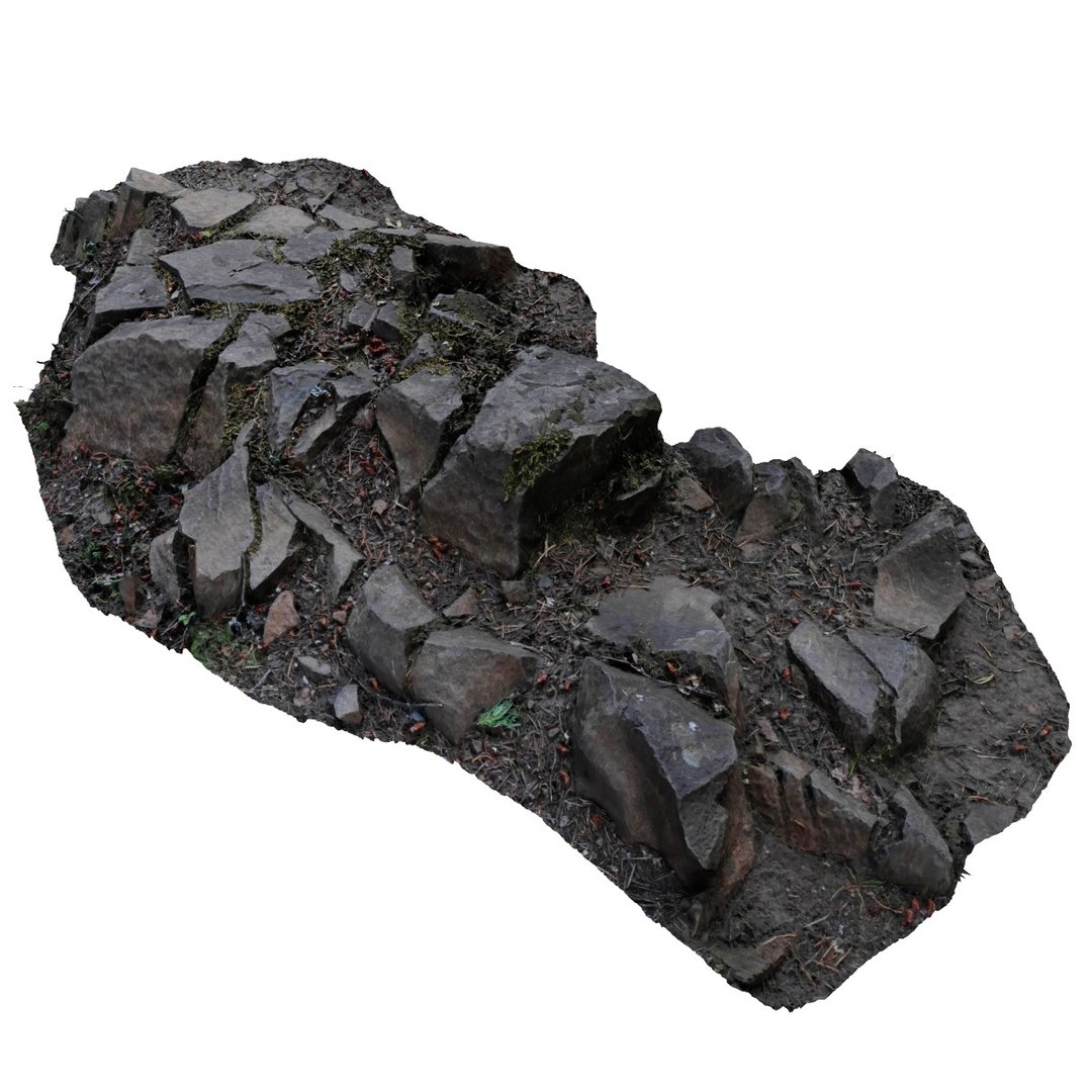 3D Rock Cluster 4 - TurboSquid 2236214