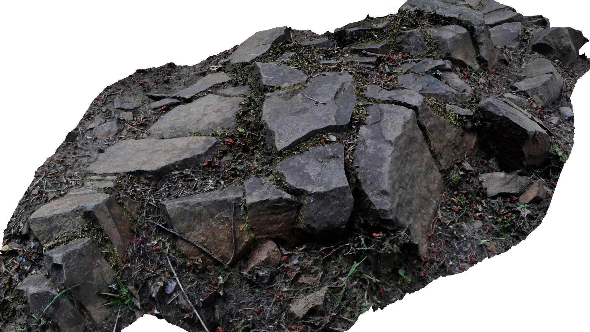 3D Rock Cluster 4 - TurboSquid 2236214